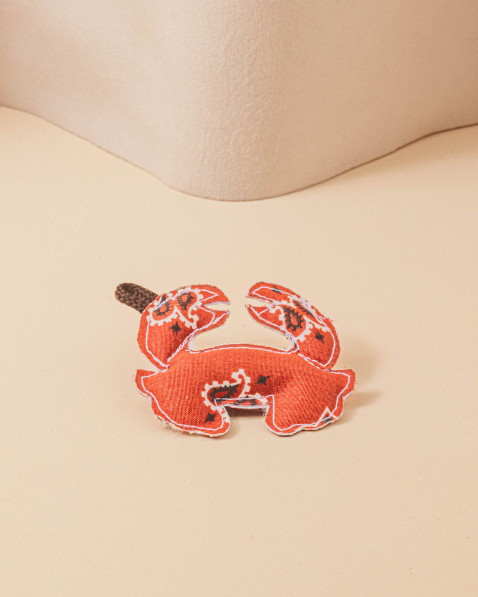 Call It By Your Name x La Bonne Brosse Vintage Red Crab Charms